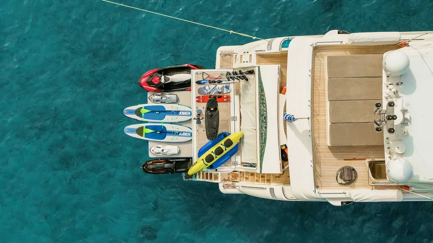 CHAMPAGNE & CAVIAR yacht for charter (Custom Line, 34.13m, 2004)